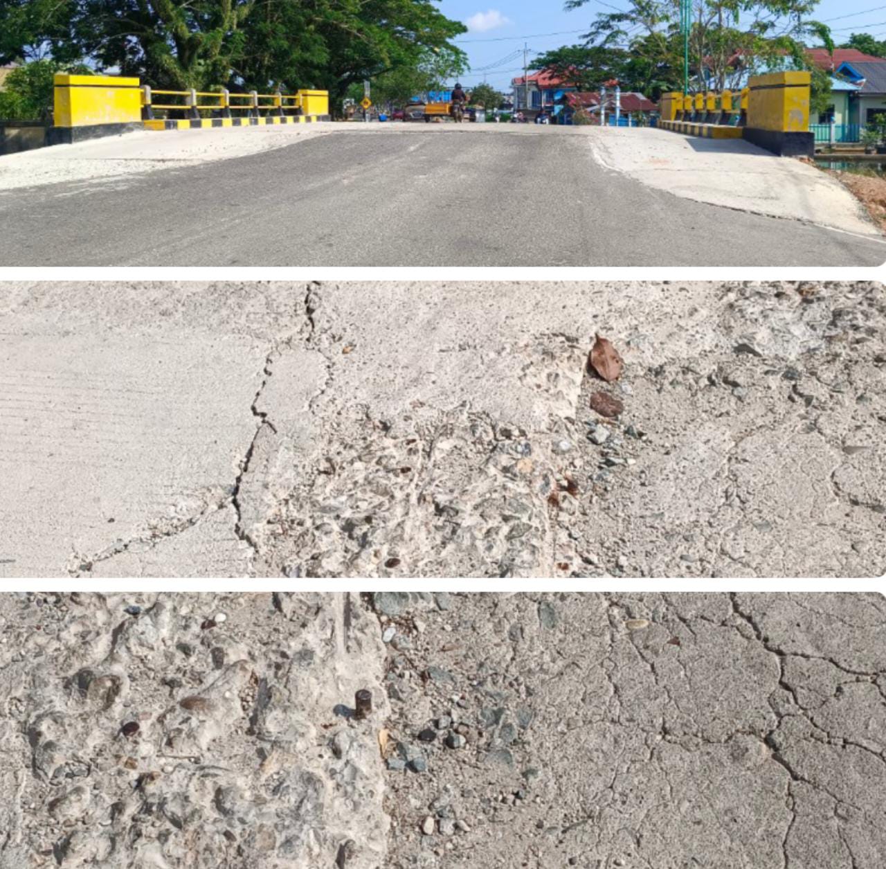 Hati-Hati Besi Angker Jembatan Muncul,Pengendera Perlu Waspada » AYo ...